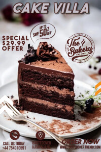 chocolate cake Template | PosterMyWall