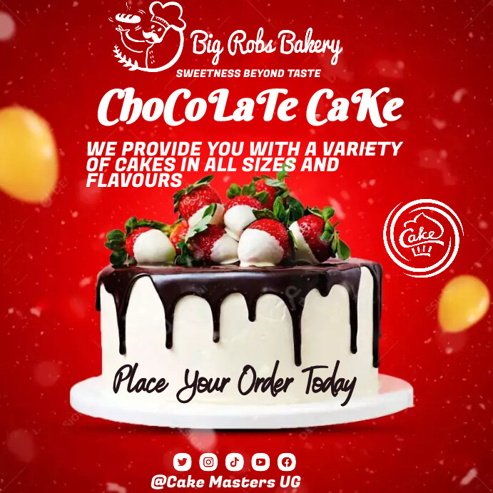 chocolate cake Template | PosterMyWall