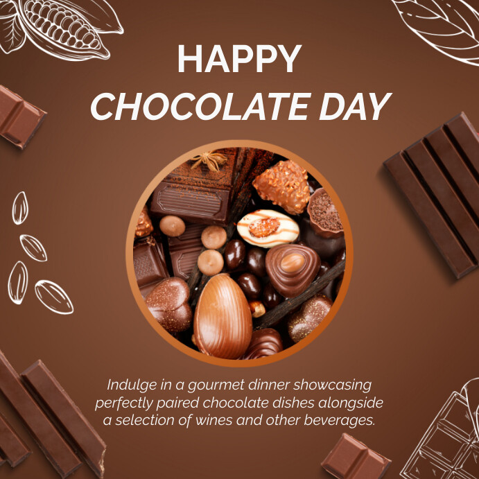 Chocolate Day Template | PosterMyWall