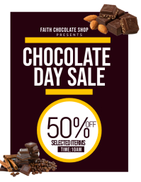 CHOCOLATE SALE Template | PosterMyWall