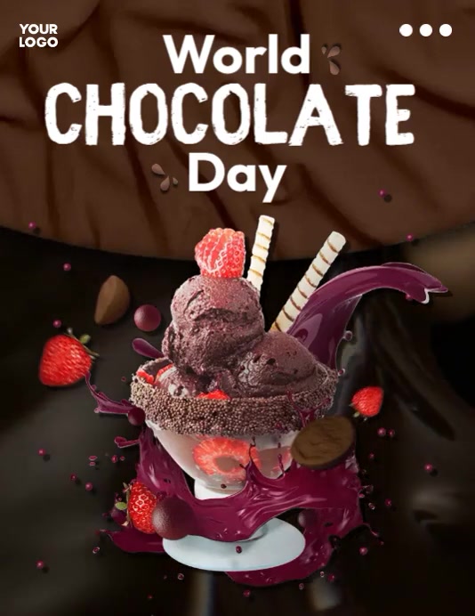 Chocolate Day Flyer Template | PosterMyWall