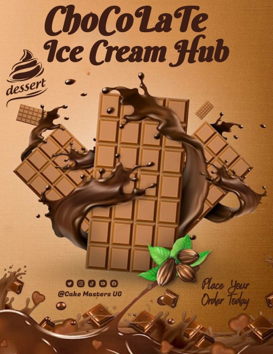 chocolate Template | PosterMyWall