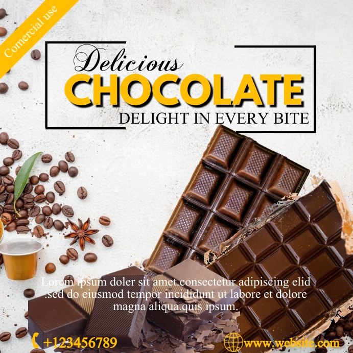 Iklan Coklat Instagram Templat | PosterMyWall