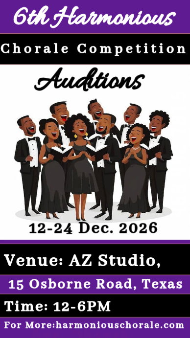 Choir Competition Vocal Singing Training Template | PosterMyWall