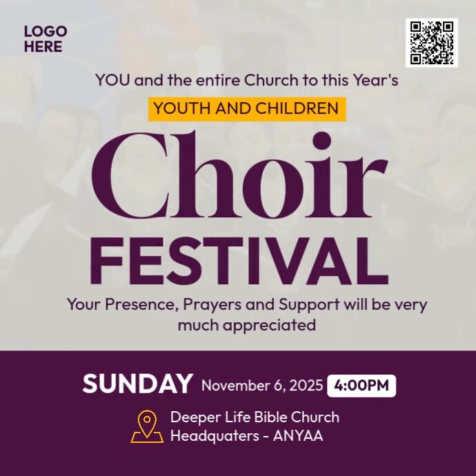Choir Festival Template | PosterMyWall