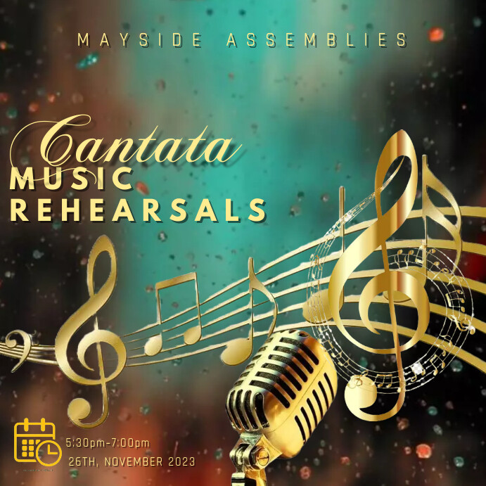 CHOIR REHEARSAL TEMPLATE | PosterMyWall