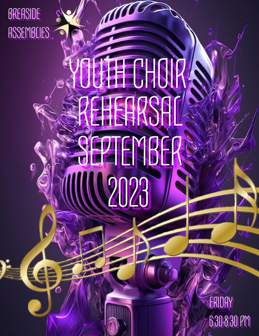 Copy of CHOIR REHEARSAL TEMPLATE | PosterMyWall