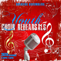 CHOIR REHEARSAL TEMPLATE | PosterMyWall