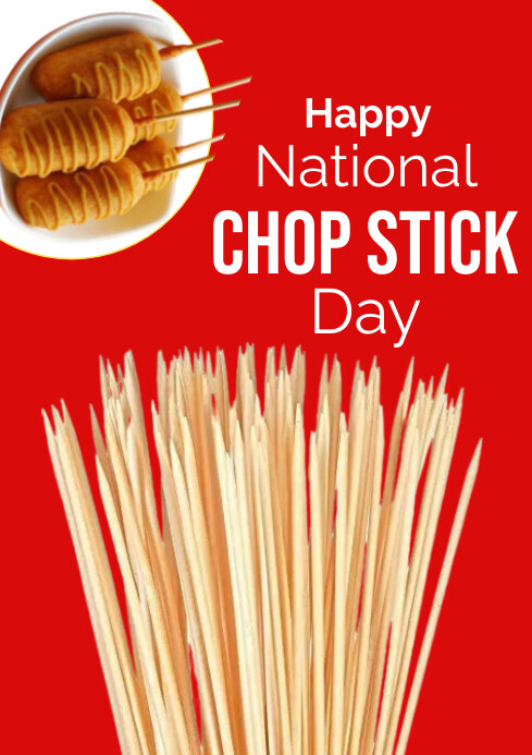 chop sticks day Template | PosterMyWall