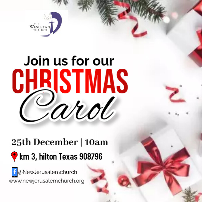 chriatmas carol Template | PosterMyWall