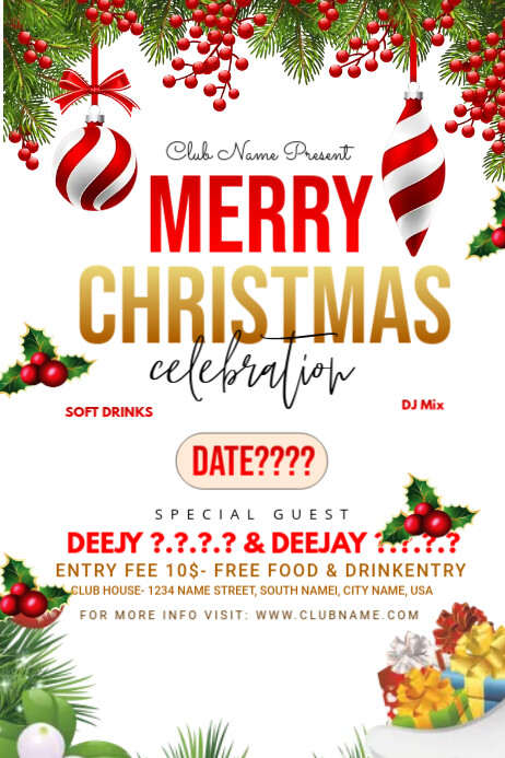 Copy of chrismas flyers | PosterMyWall