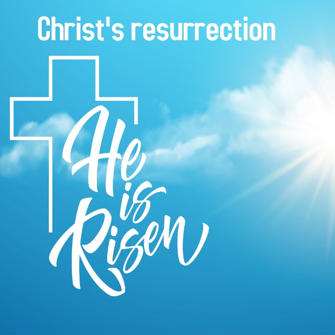 Christ's resurrection Template | PosterMyWall