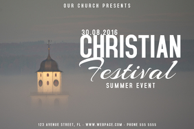 Christian church festival event flyer poster template | PosterMyWall