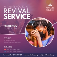 Church Prayer Service Invitation Flyer Template | PosterMyWall