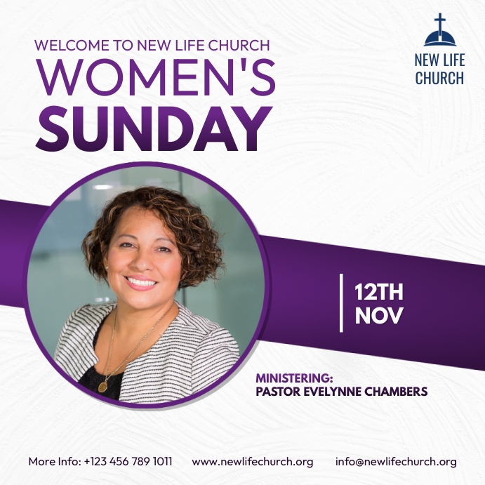 Copy of Christian Church Women's Sunday Conference | PosterMyWall