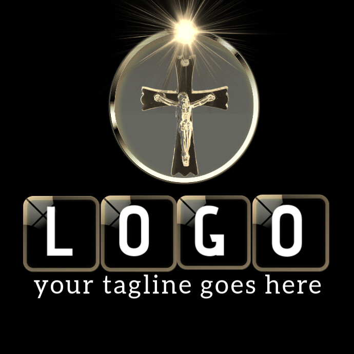 Logo Kristen, Logo Yesus, Brosur Logo Kristen Templat | PosterMyWall
