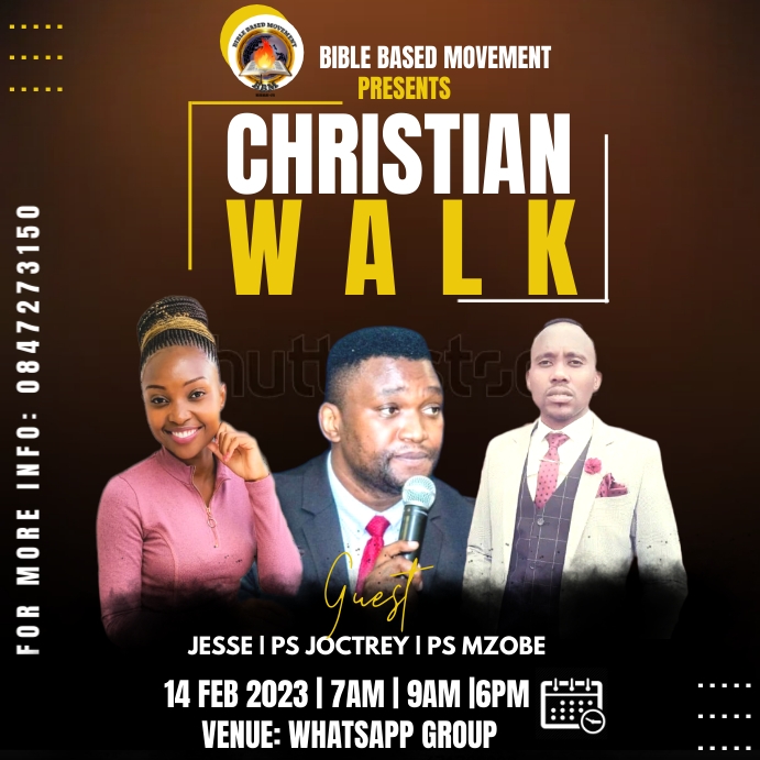 CHRISTIAN WALK FLYER Template | PosterMyWall