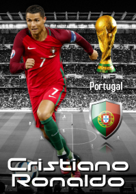 Christiano Ronaldo Poster Template | PosterMyWall