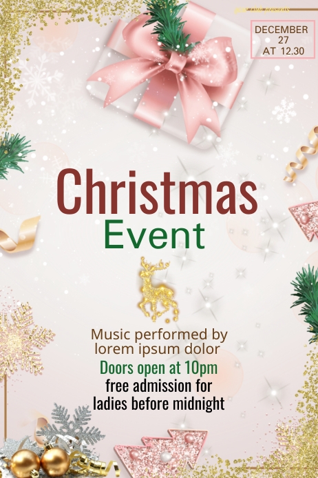 Christmas, event Template | PosterMyWall