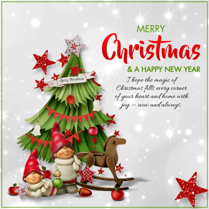 Christmas, Greeting Card Template | PosterMyWall