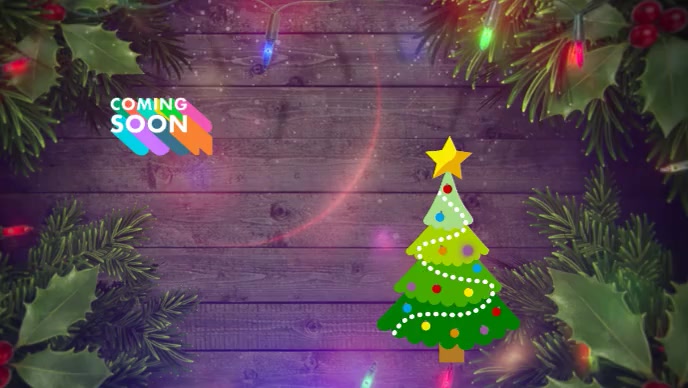 Christmas 🎄 coming soon video Template | PosterMyWall