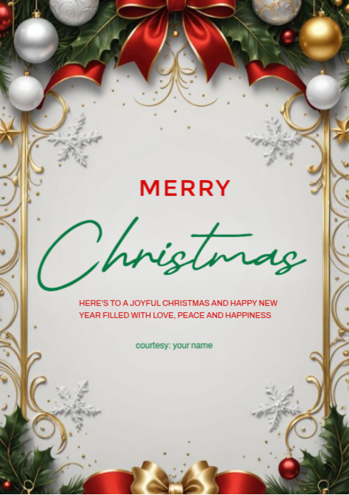 Christmas 2025 Template | PosterMyWall