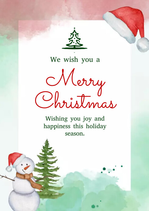 Christmas A4 Template | PosterMyWall