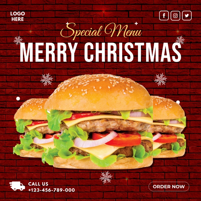 Christmas Advertisment Template | PosterMyWall