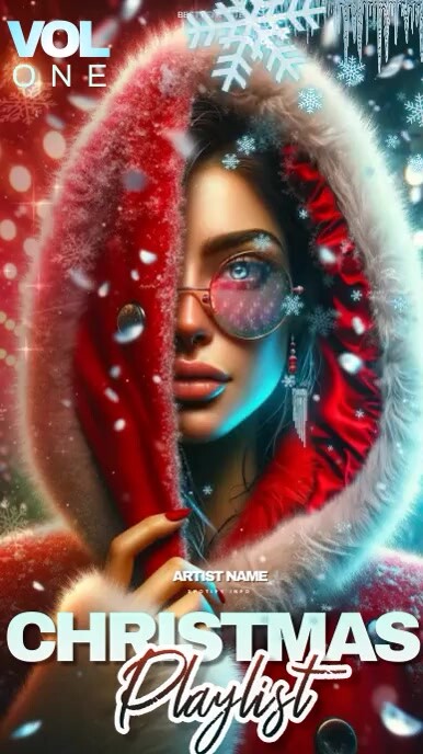 CHRISTMAS ALBUM COVER DESIGN TEMPLATE FREE | PosterMyWall