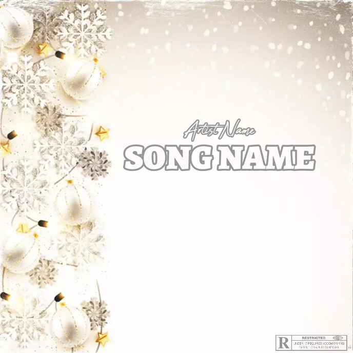 Christmas Album Cover music art mixtape rap Template | PosterMyWall