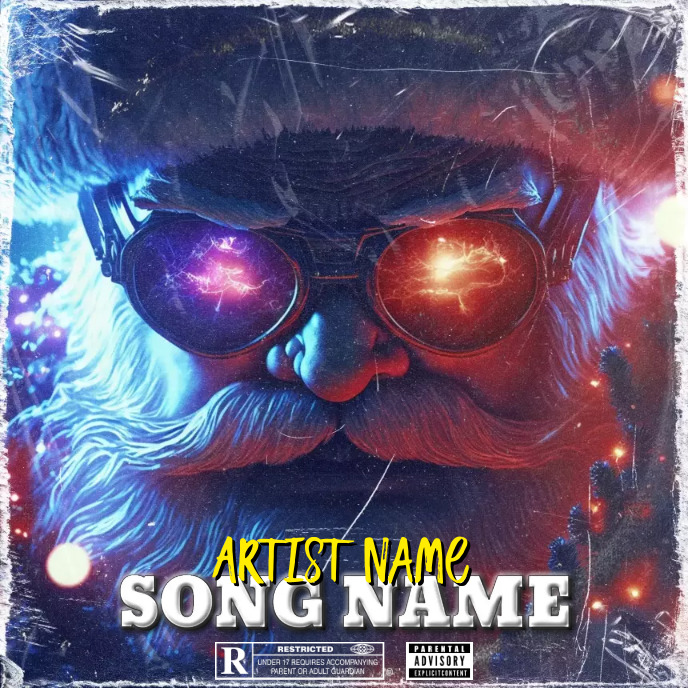 christmas Album Cover music art trap mixtape Template | PosterMyWall