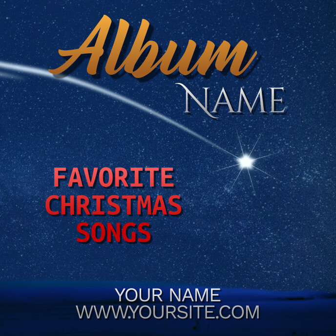 Christmas Album Cover Template | PosterMyWall