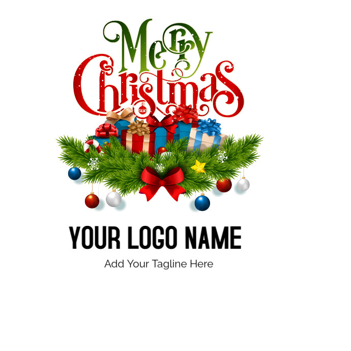 Christmas And Holiday Season Logo Template | PosterMyWall