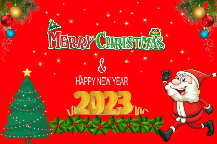 christmas and new year Template | PosterMyWall