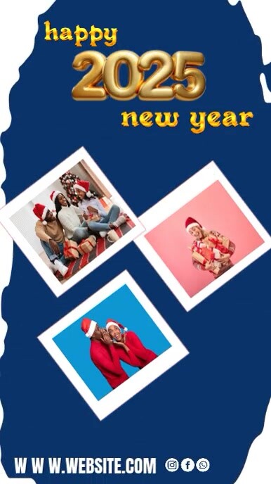 Christmas and new year picture Template | PosterMyWall