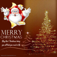 christmas and santa clause Template | PosterMyWall