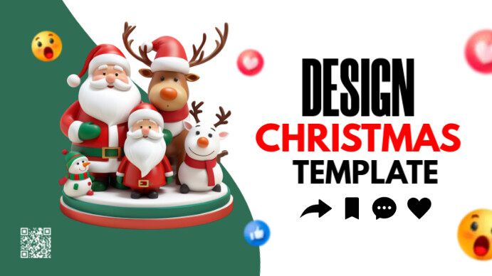 Christmas Animation Thumbnail Template | PosterMyWall