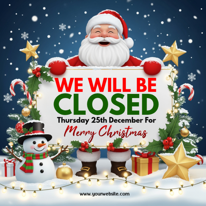 Copy of Christmas Announcement | PosterMyWall