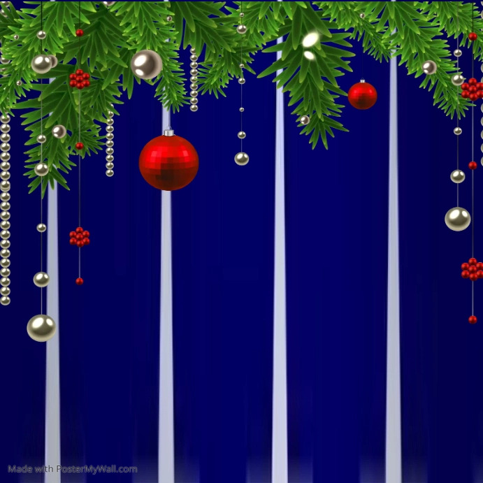 Christmas background design flyer Template | PosterMyWall