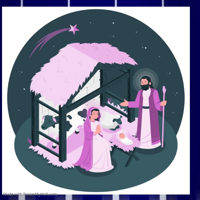 Copy of Christmas background design flyer | PosterMyWall