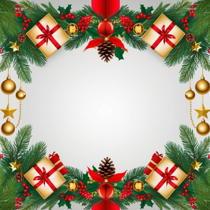 Christmas Background design Template | PosterMyWall