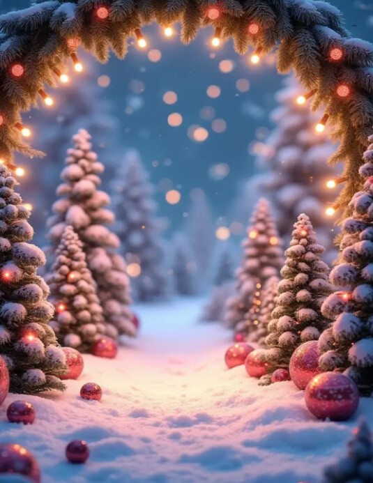 Christmas background Template | PosterMyWall