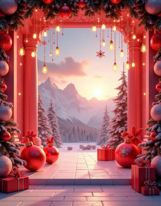 Christmas background Template | PosterMyWall