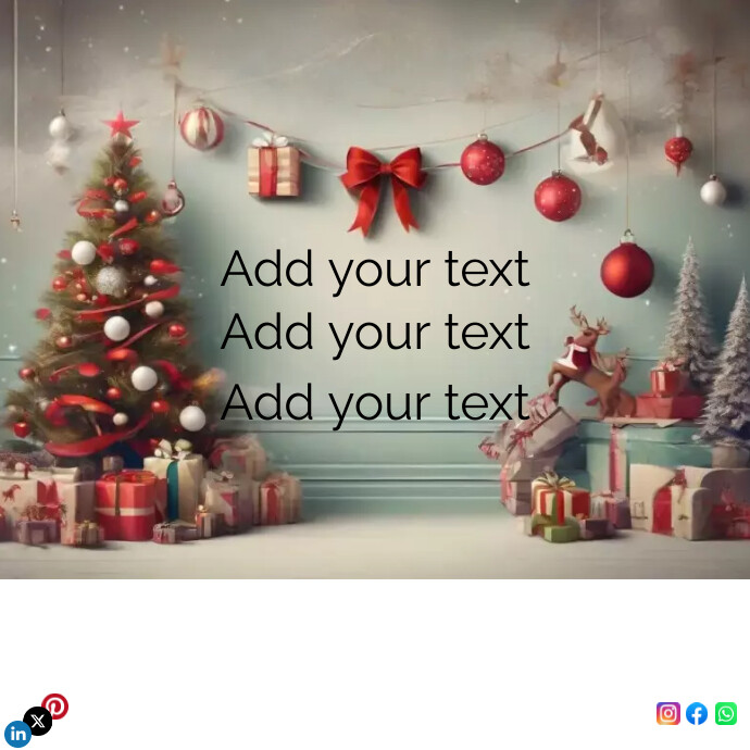 Christmas background Template | PosterMyWall