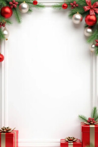 Joyful Christmas Background Template Poster | PosterMyWall