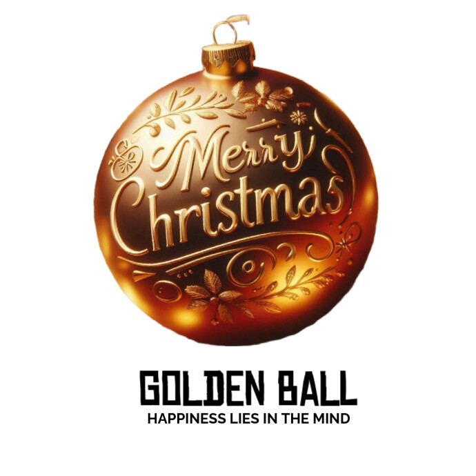 Christmas Ball Logo Template | PosterMyWall