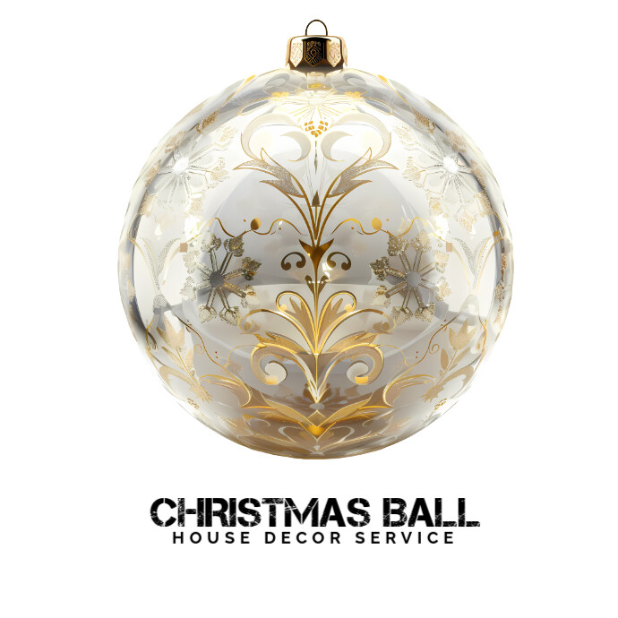 Christmas Ball Logo Template | PosterMyWall