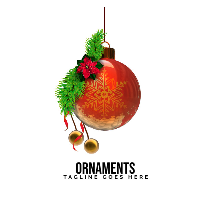 Christmas Ball Logo Template | PosterMyWall