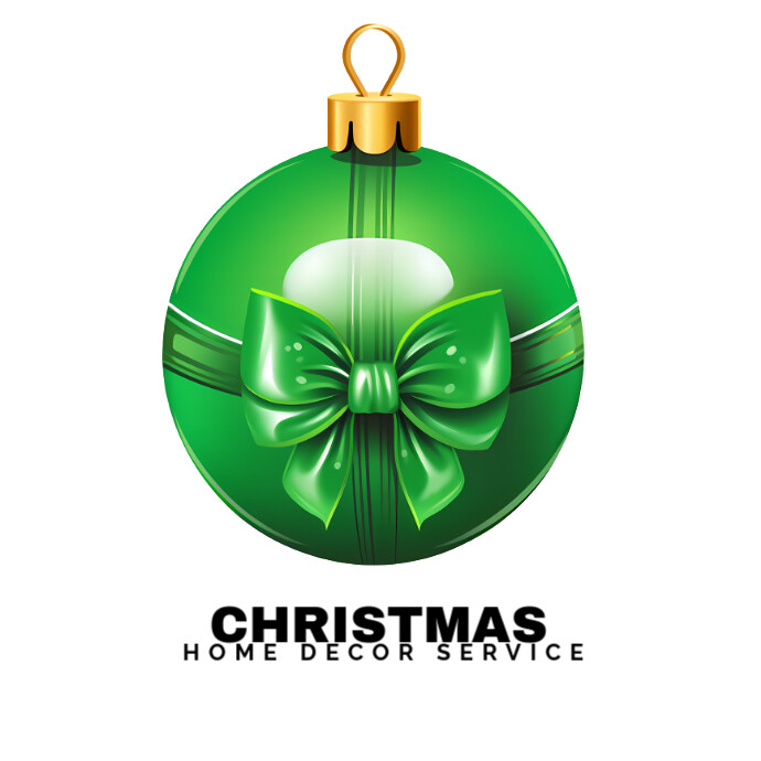 Christmas Ball Logo Template | PosterMyWall