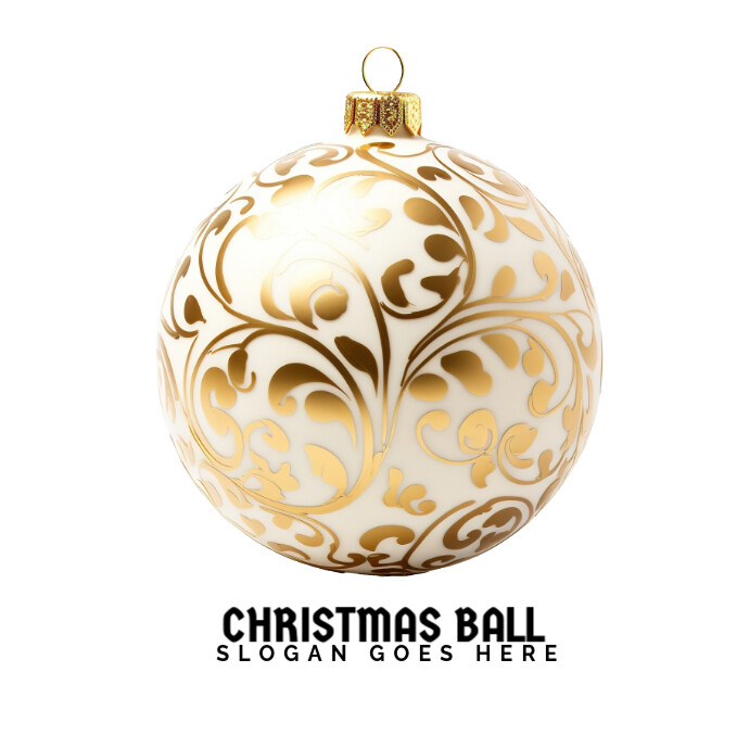 Christmas Ball Logo Template | PosterMyWall